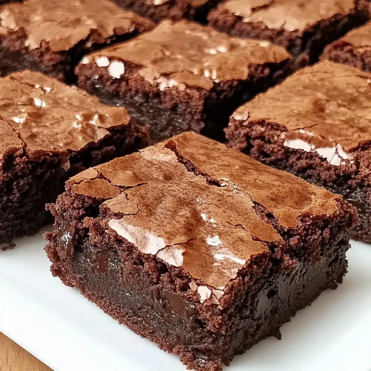 Classic Brownie Bliss – Irresistibly Fudgy and Homemade