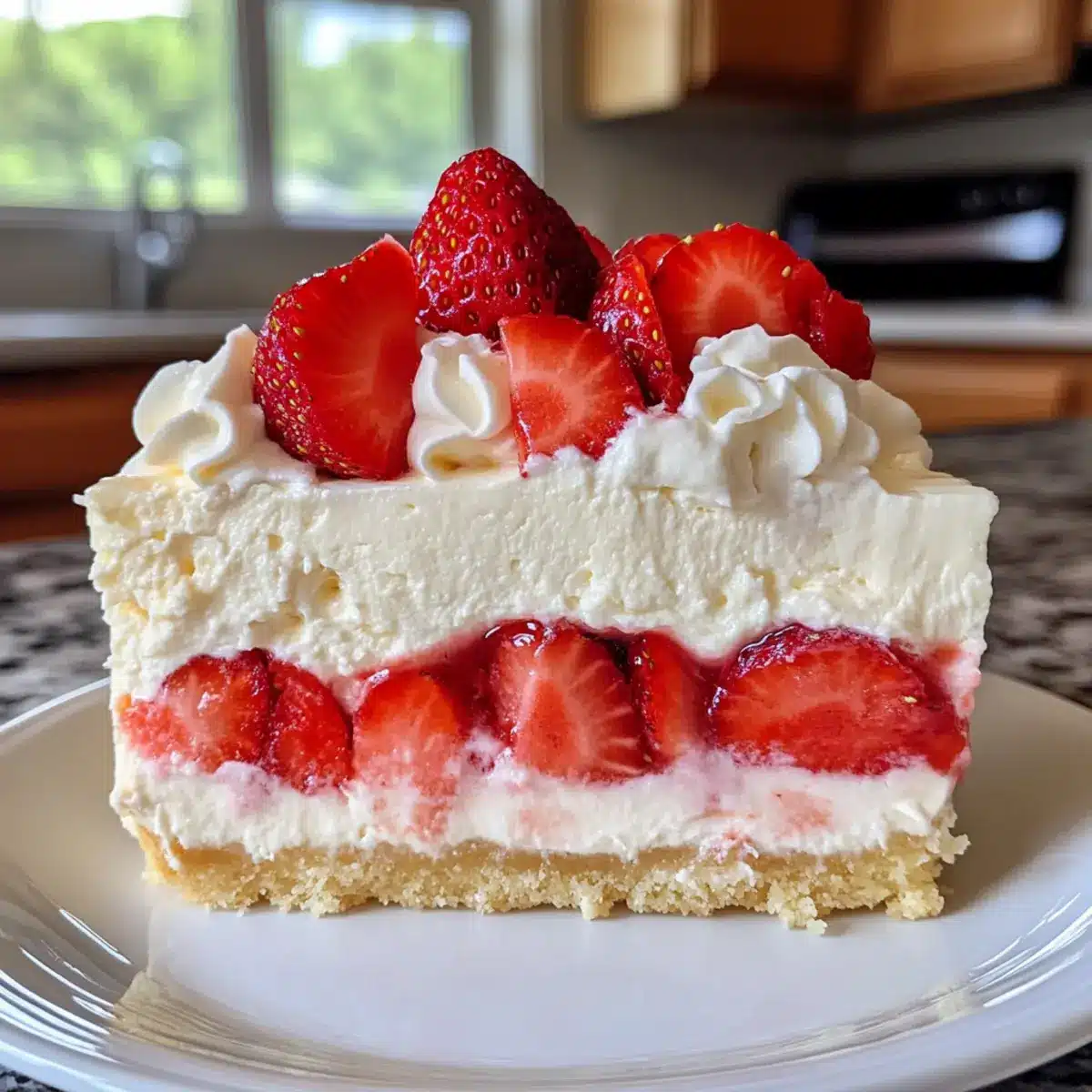 Ultimate Strawberry Shortcake Cheesecake: Deliciously Creamy Treat