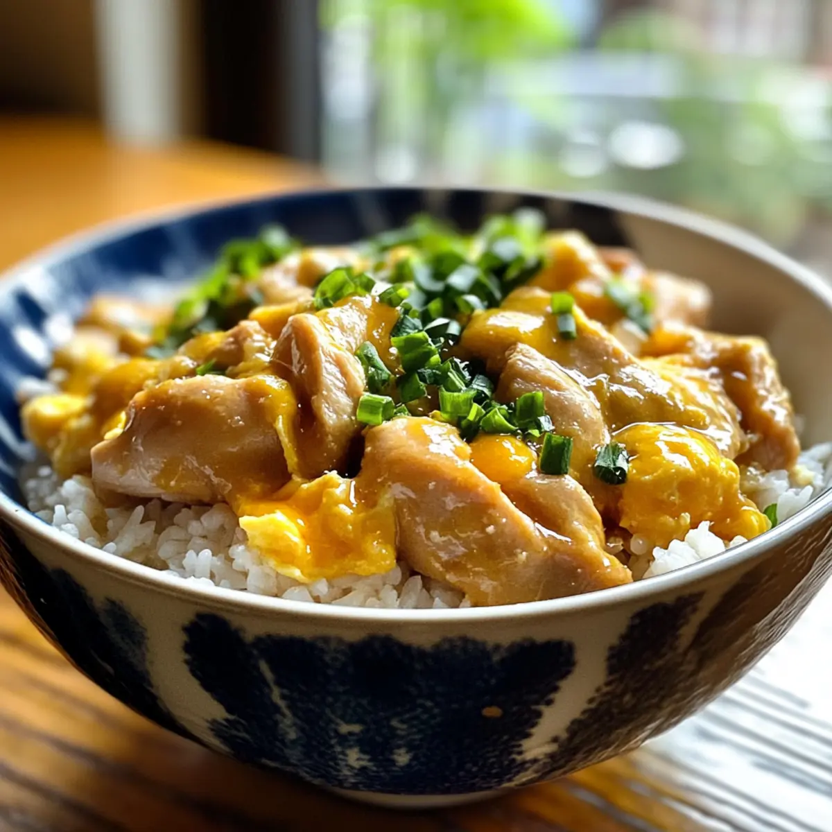 Quick & Easy Japanese Chicken & Egg Rice Bowl Recipe