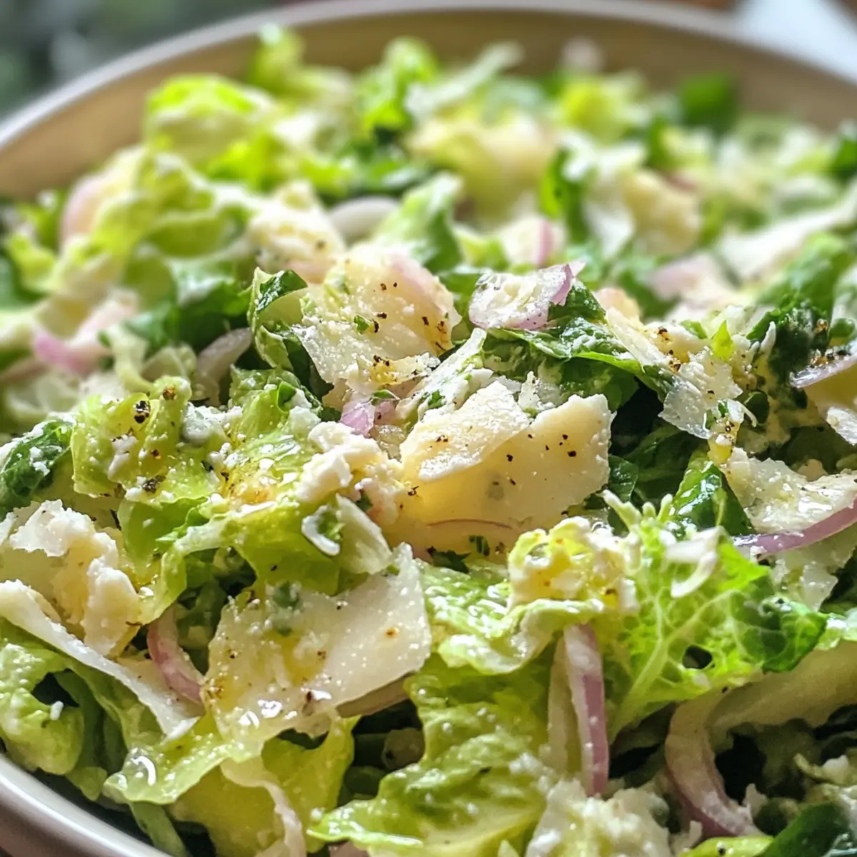 Delicious Parmesan Chopped Salad Ready in Just 5 Minutes